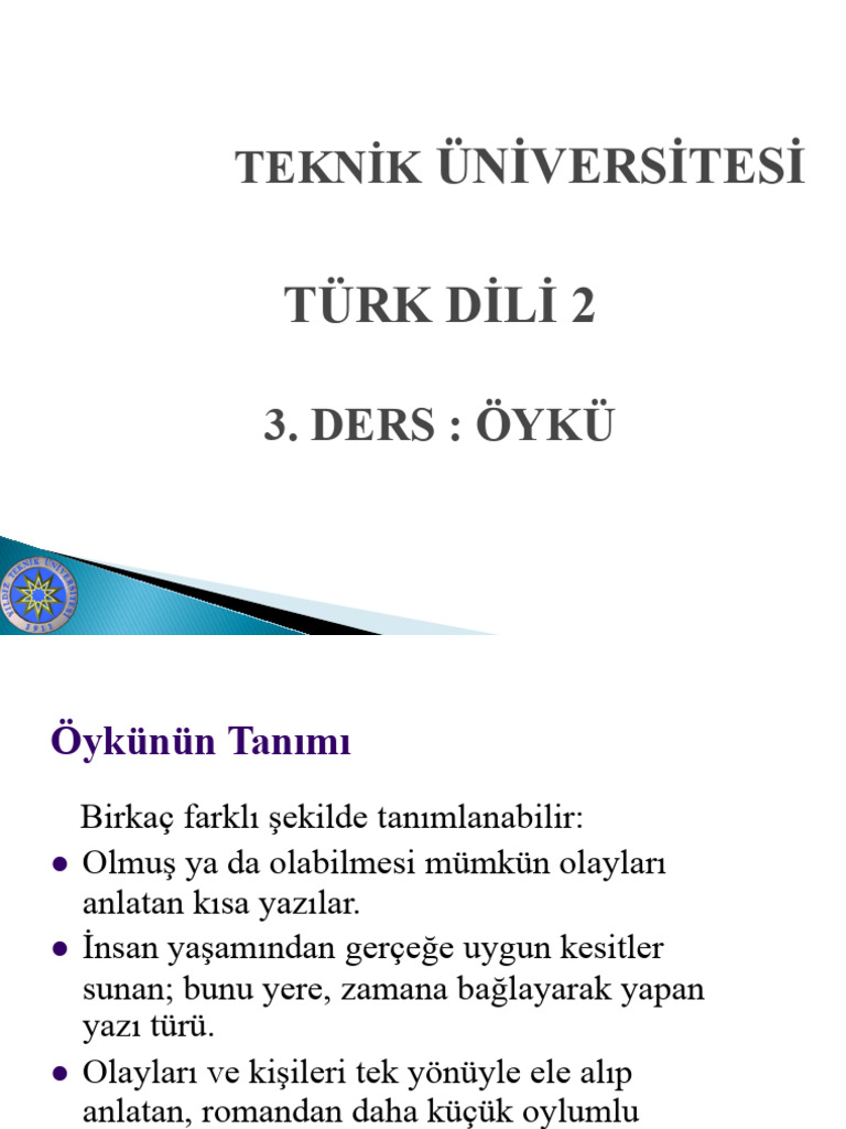 3.DERS ÖYKÜ | PDF