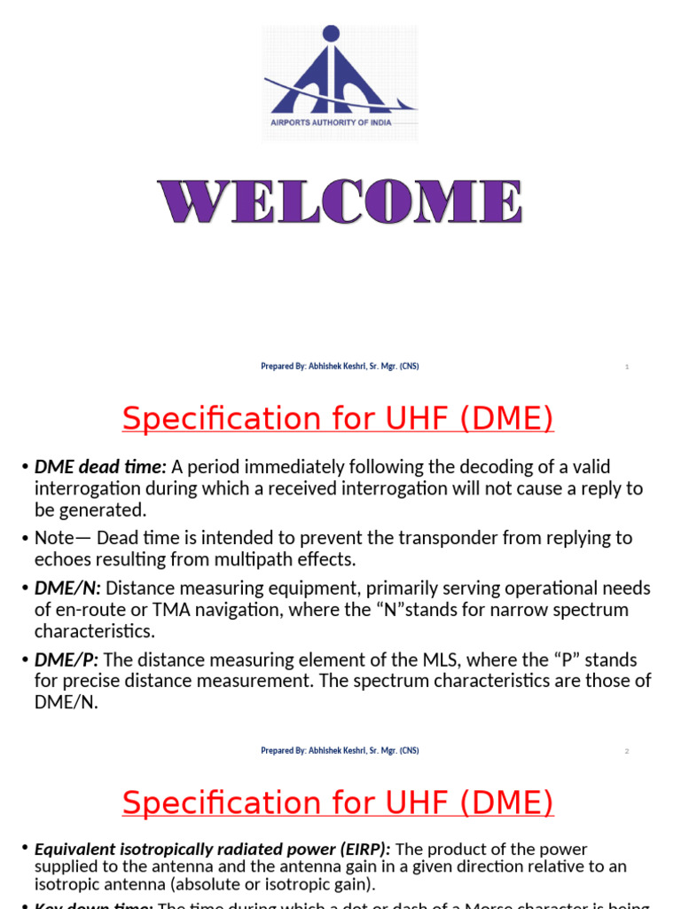 DME ICAO Specs | PDF | Telecommunications Engineering | Electronics