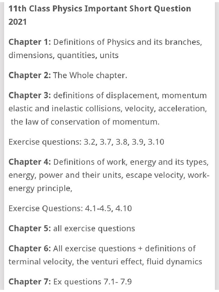 Phy 1st Year... | PDF