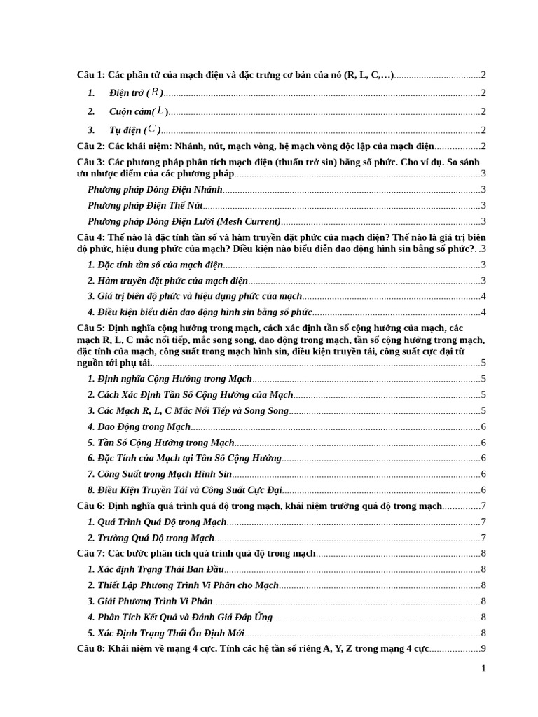 Đề Cương LTM | PDF