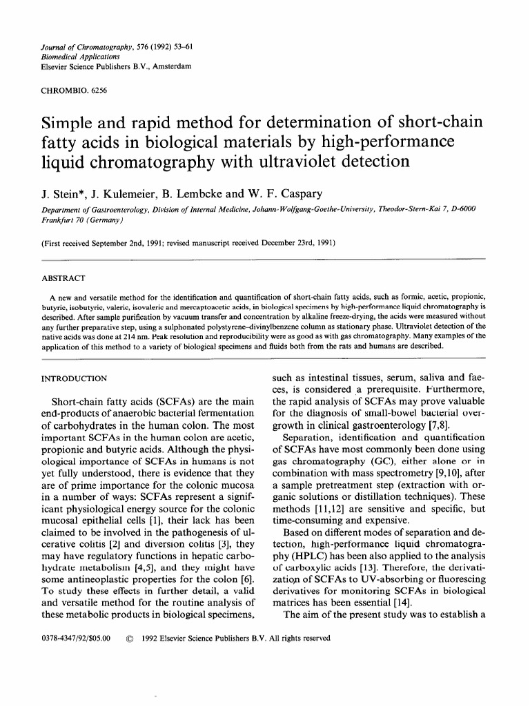 Hplc Uv Detection Pdf High Performance Liquid Chromatography