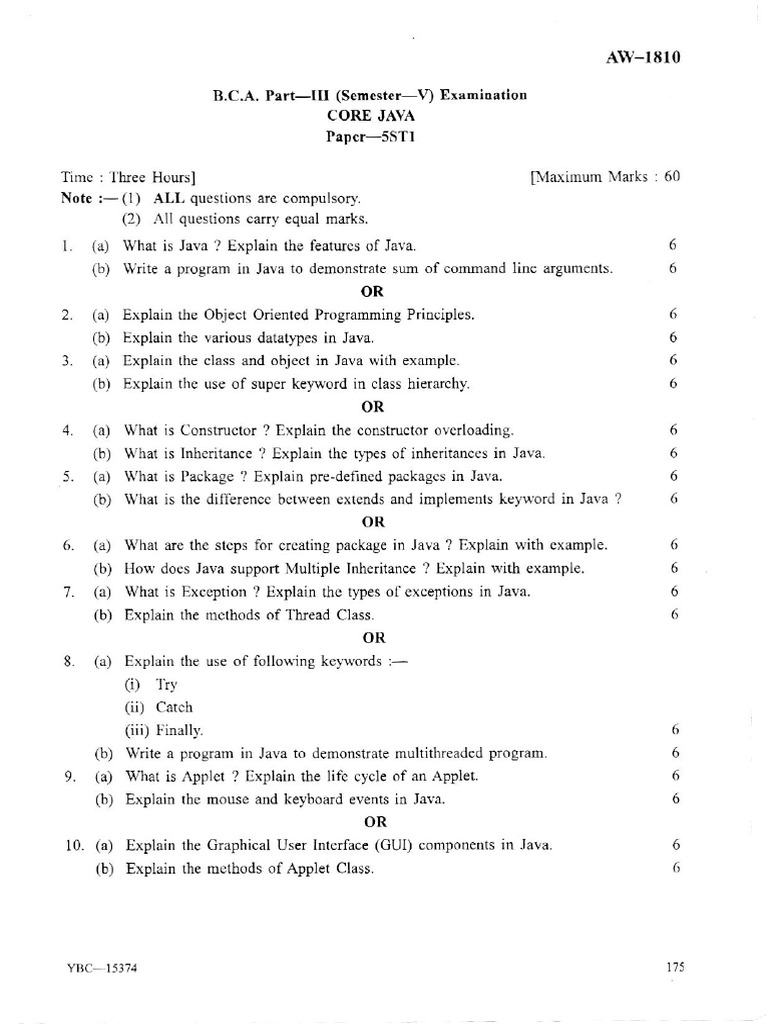 Core-Java | PDF | Java (Programming Language) | Computing Platforms Core-Java | PDF | Java (Programming Language) | Computing Platforms