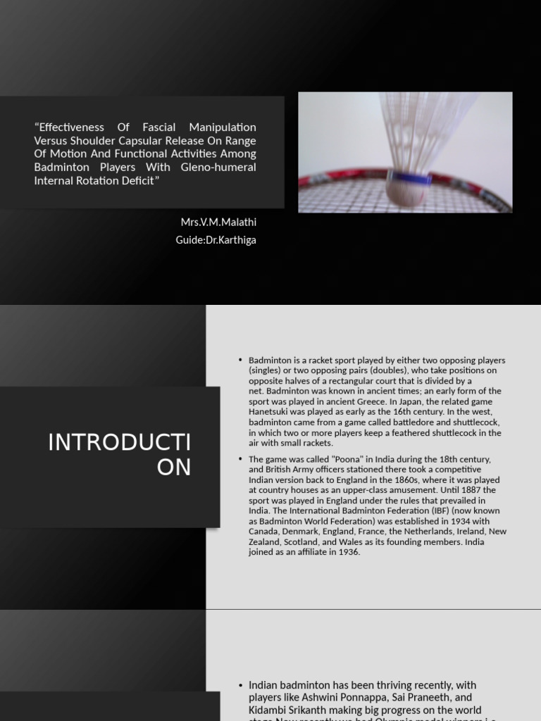 Malathi MPT PPT New | PDF | Shoulder | Joints