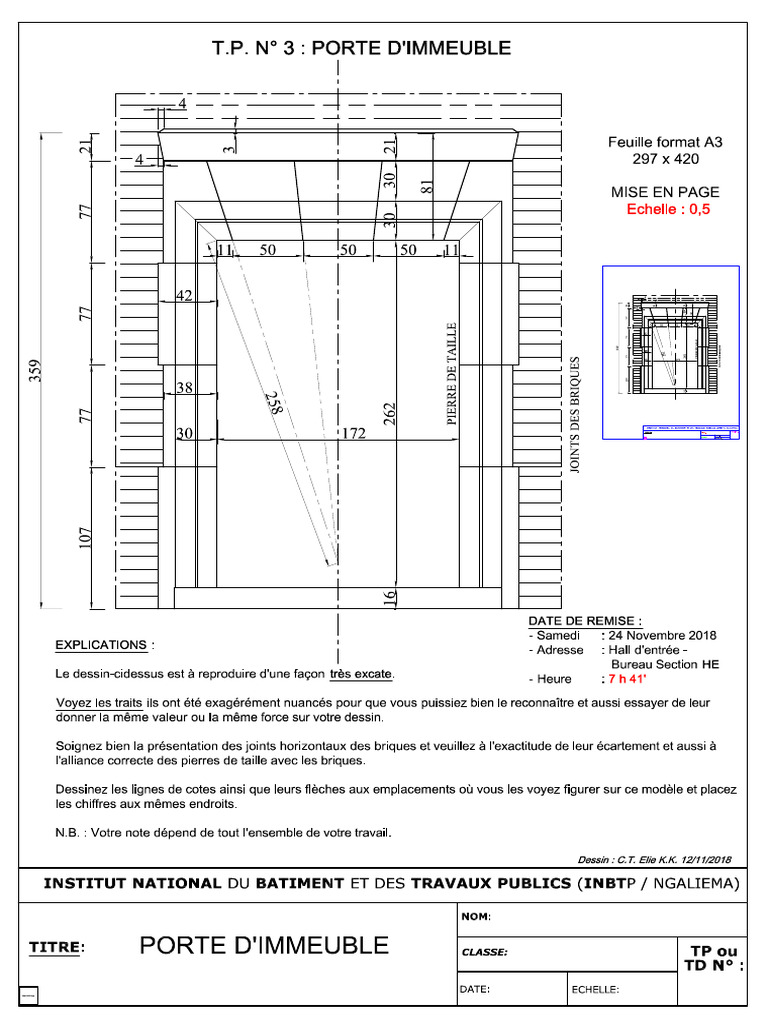 TP #3 - Porte D'immeuble | PDF