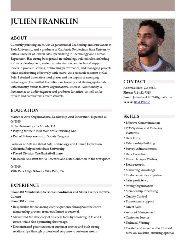 Julien_Franklin_Resume | PDF