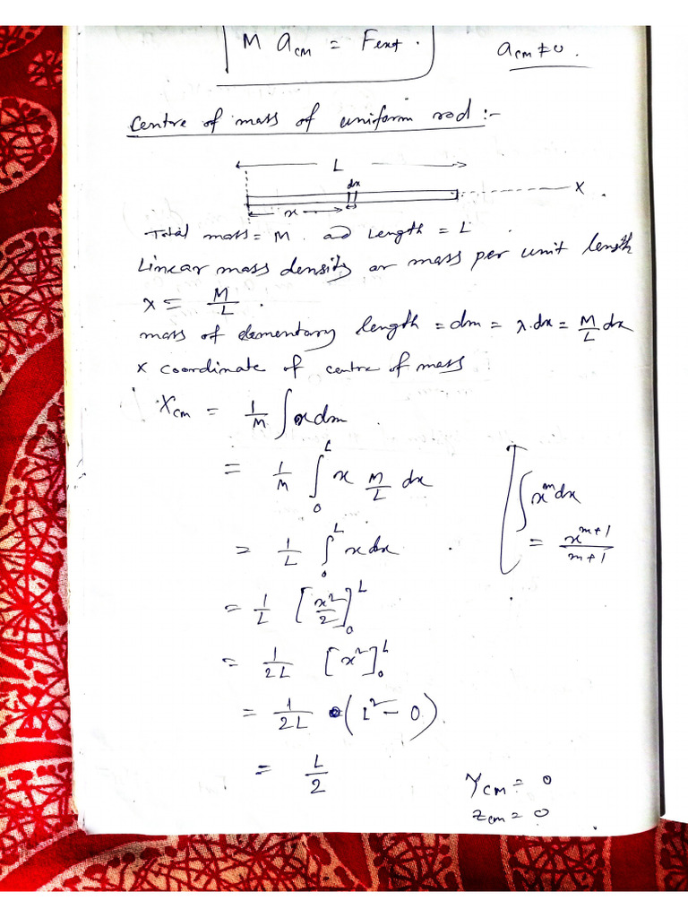 Centre of Mass part 3 | PDF