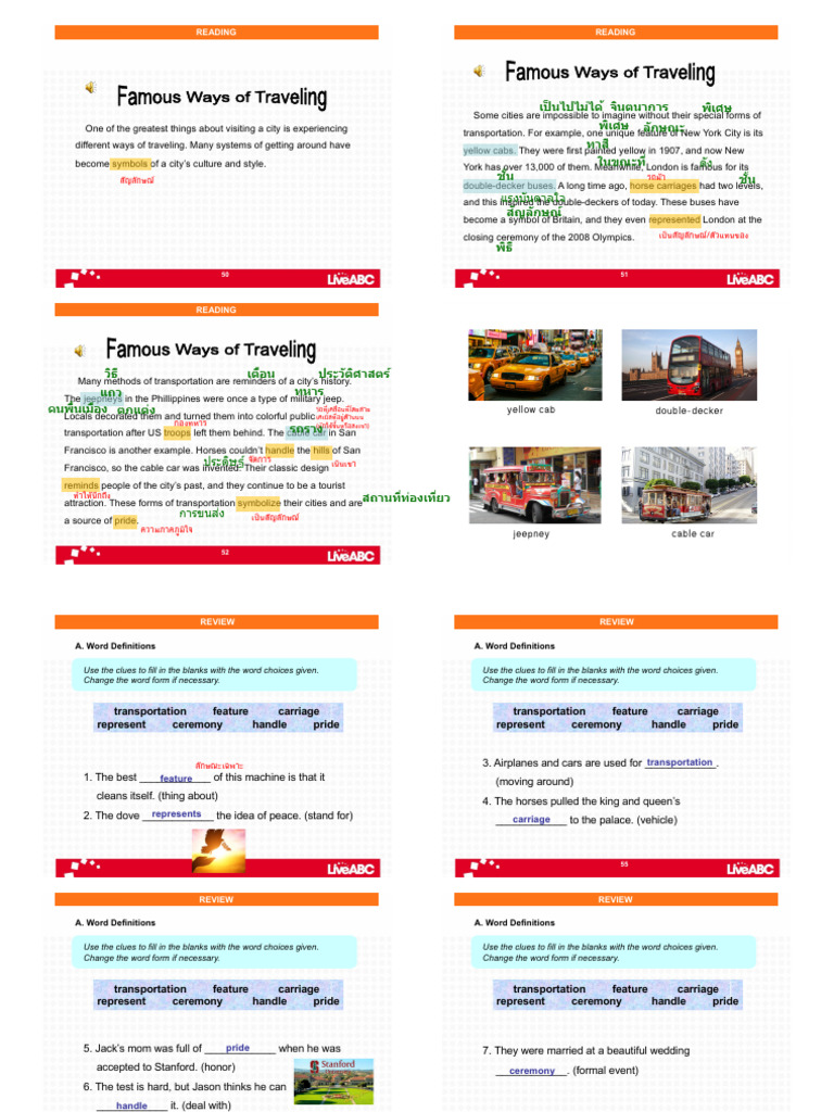 Iconic City Transportation Systems | PDF | Carriage | Transport