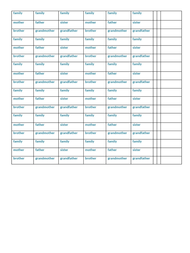 Family Relationships and Roles | PDF