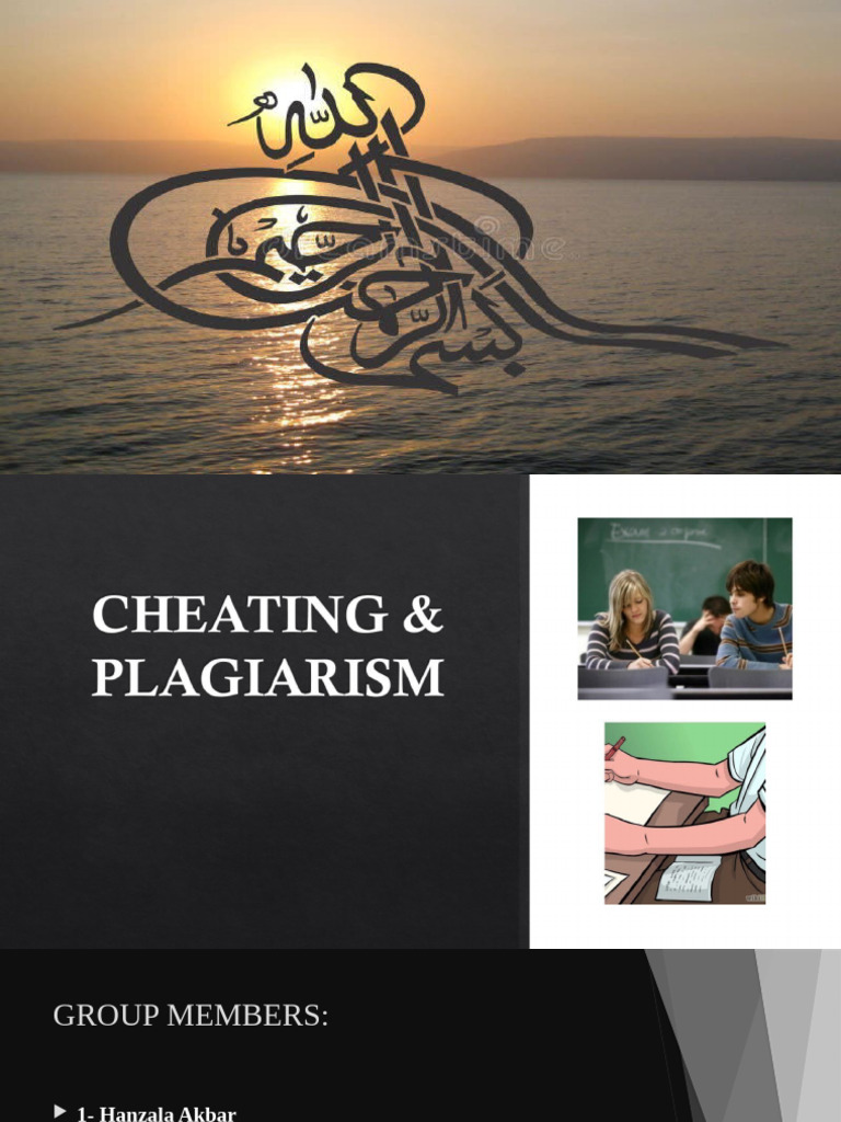 Cheating & Plagiarism. | PDF | Plagiarism | Justice