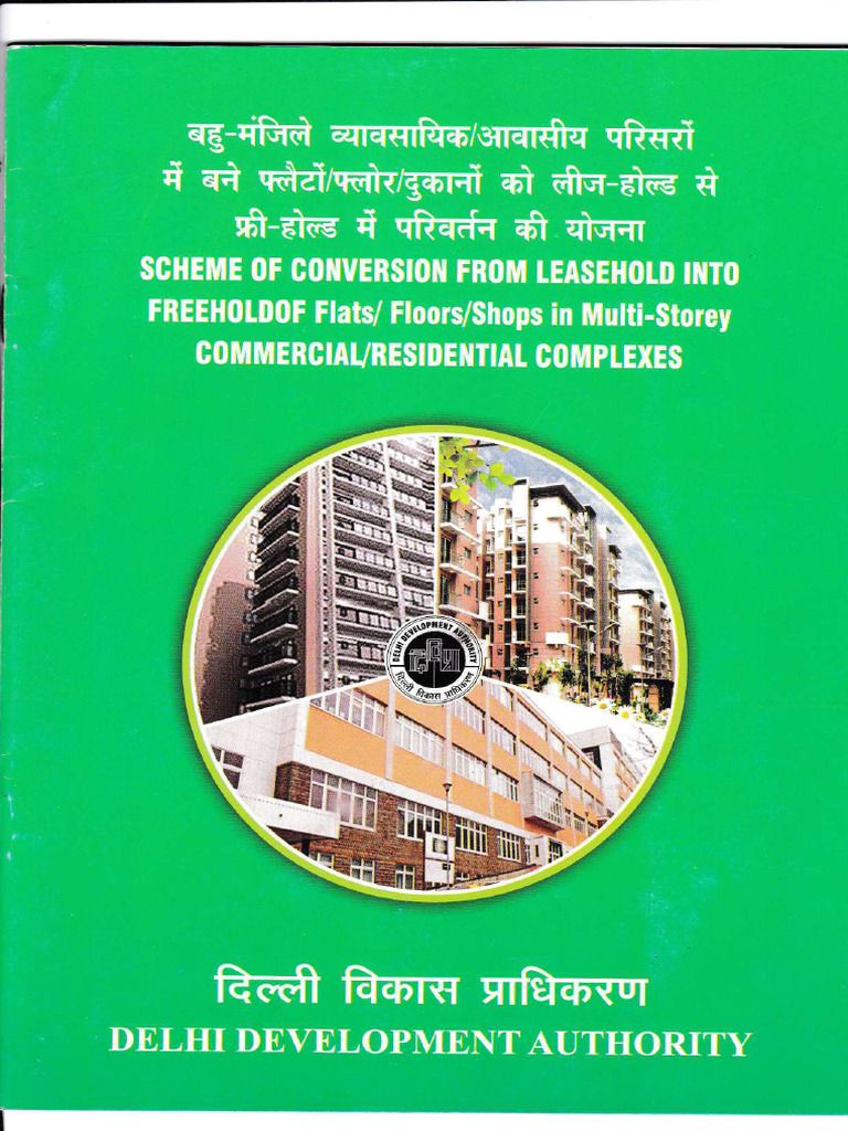 DDA Leasehold to Freehold Conversion Guide | PDF | Financial Capital ...