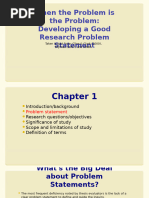 Problem and Purpose Statement Guide | PDF | Quantitative Research ...