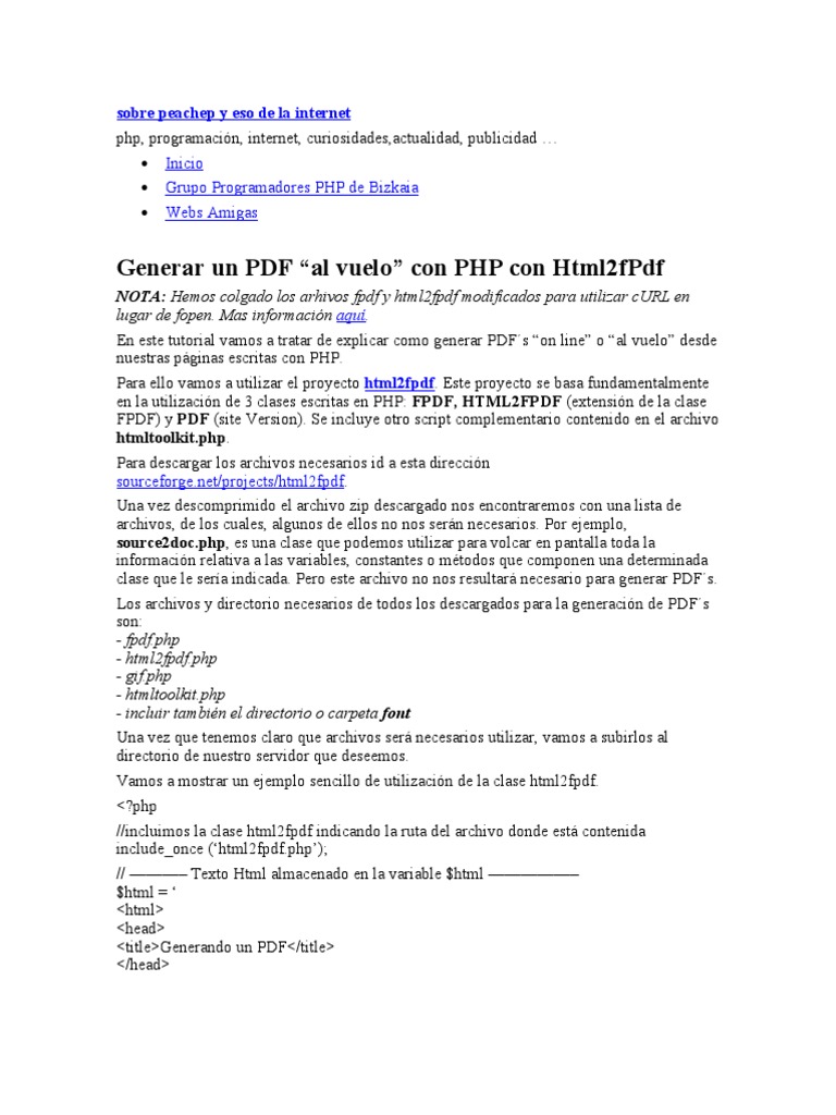 Inicio | PDF | Php | Archivo de computadora