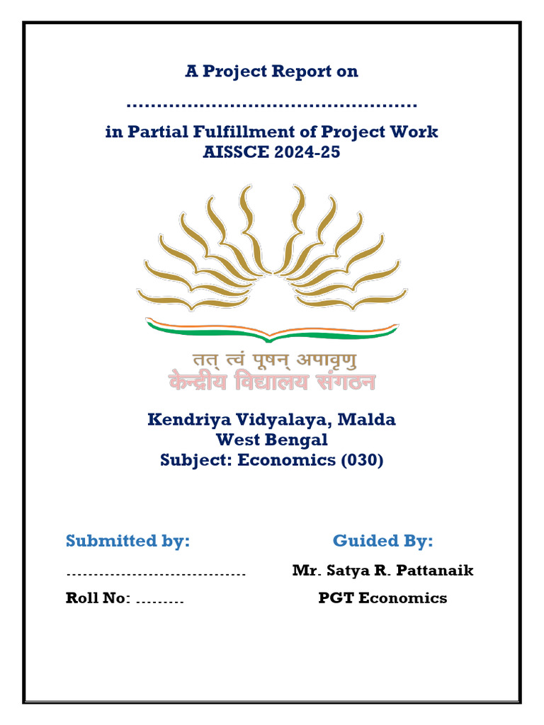 XII Project Format | PDF