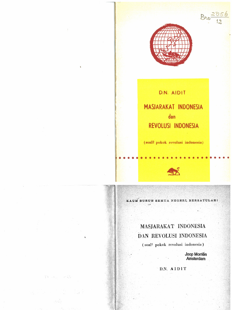 Aidit (1957) - Masyarakat Indonesia Dan Revolusi Indonesia | PDF