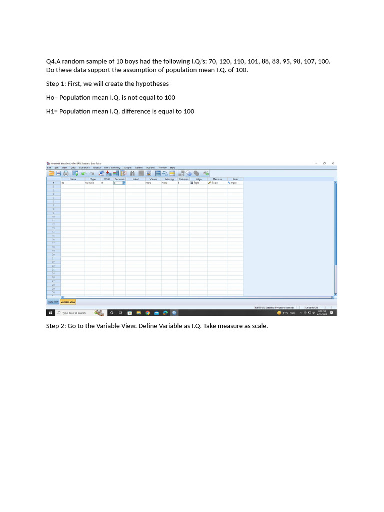 Q4 Spss 1 | PDF