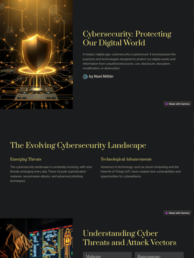 Cybersecurity-Protecting-Our-Digital-World | PDF