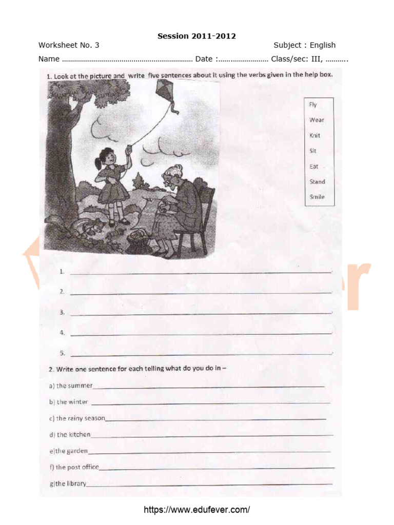 Activity Worksheet 3 | PDF