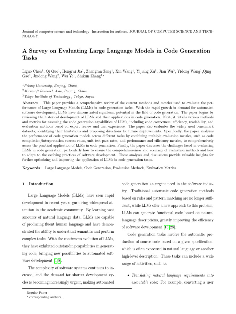Evaluating LLMs in Code Generation | PDF | Computer Programming | Semantics