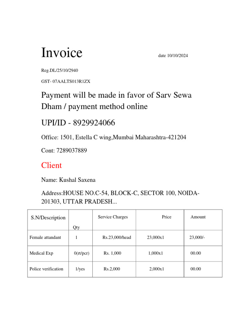 Sunita Agreement 12 | PDF