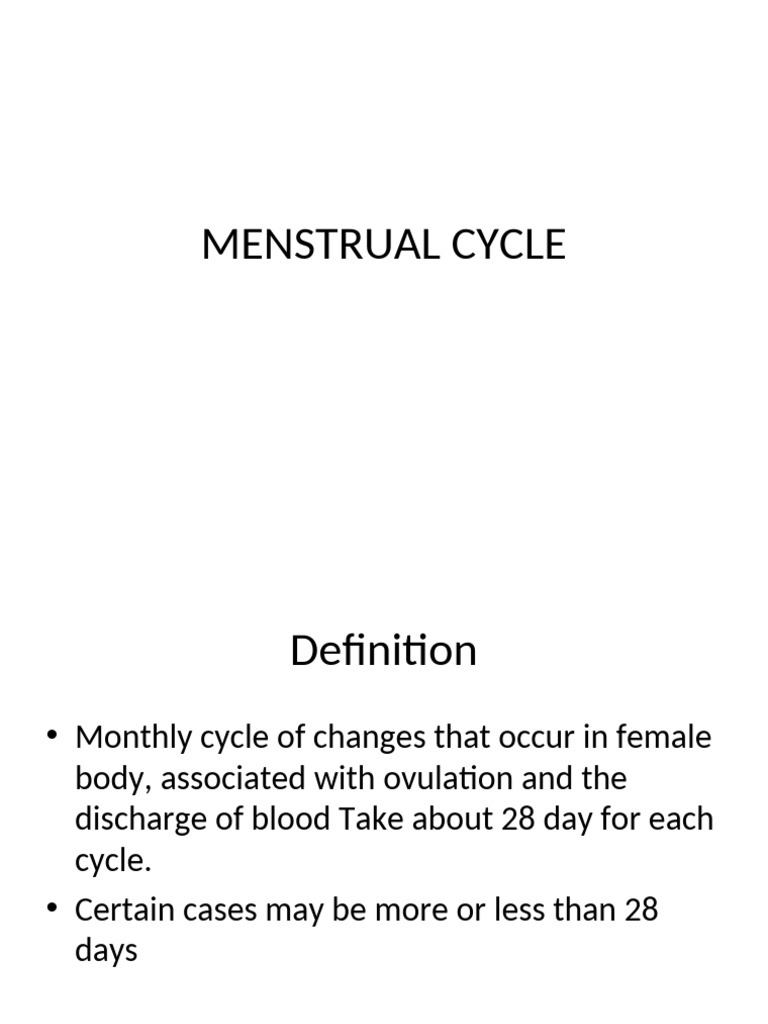 Menstrual Cycle Pdf Menstrual Cycle Luteinizing Hormone