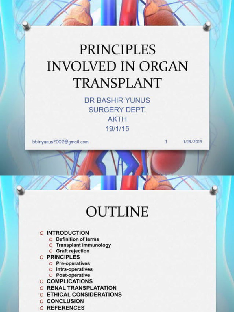 Basics of Transplantation | PDF