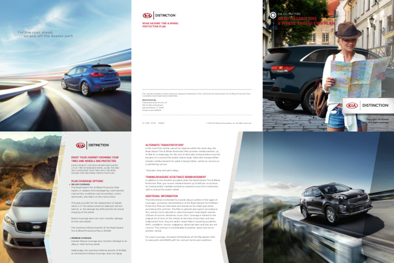 Kia Road Hazard Tire Protection Plan | PDF | Tire | Road