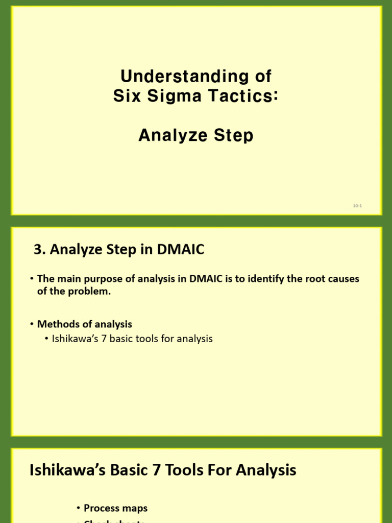 Six Sigma Tactic_Analyze | PDF | Histogram