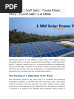 Boq - 50KW On Grid Cost Sheet | PDF | Solar Panel | Photovoltaic System