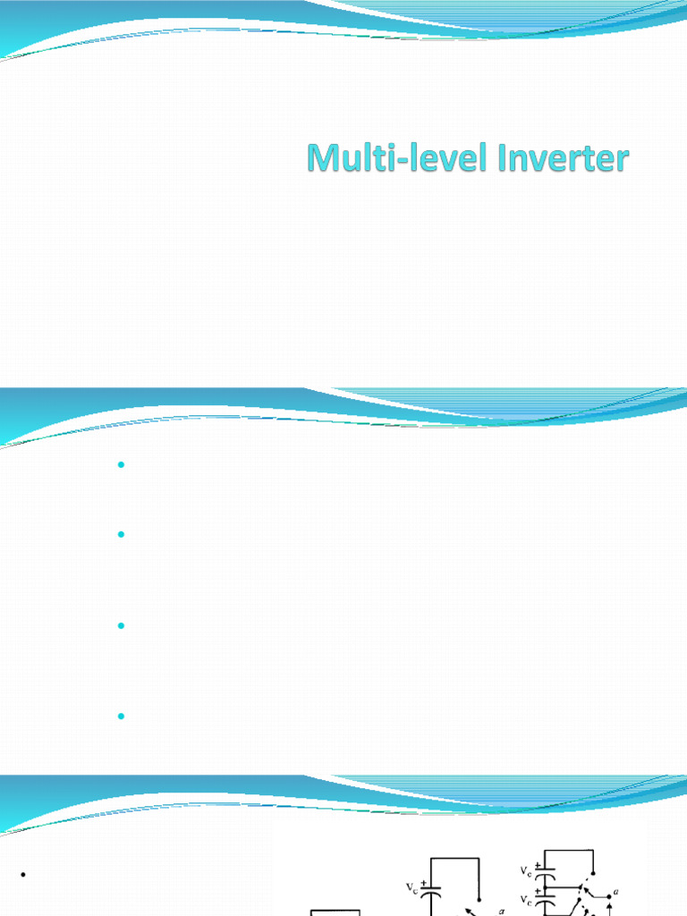 Multi Level Inverter Pdf Power Inverter Power Physics 