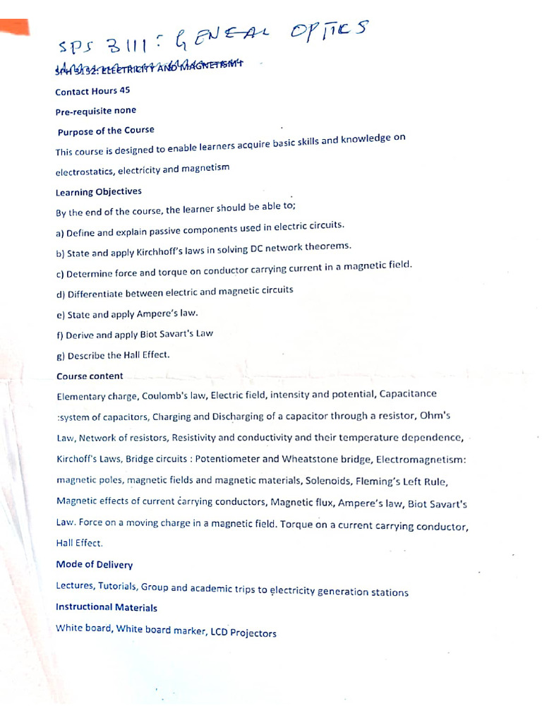 General Optics | PDF