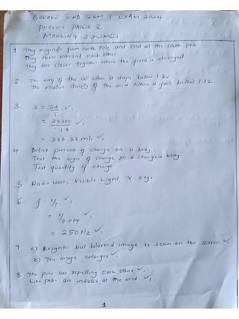 Physics Pp2 Ms | PDF