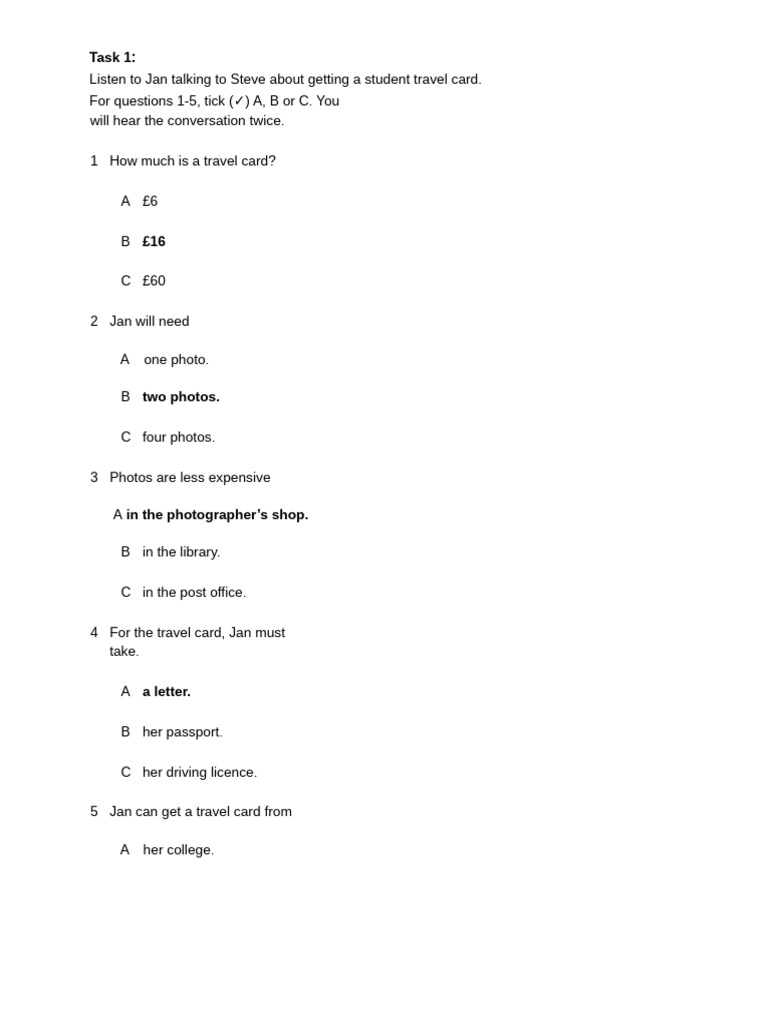 Student Travel Card Guide | PDF