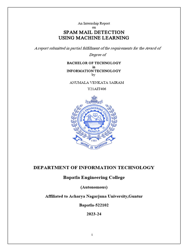 Final_report(Saie) | PDF | Machine Learning | Support Vector Machine