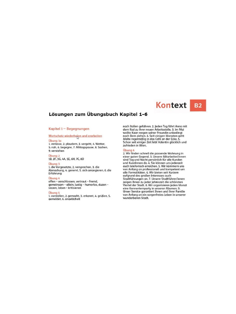 Lösungen AB Kapitel 1-3 | PDF