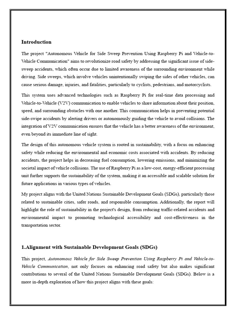 SDG | PDF | Traffic Collision | Road Traffic Safety