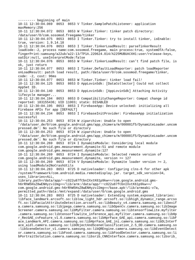 Eegame Logcat | PDF | Java (Programming Language) | Software Development
