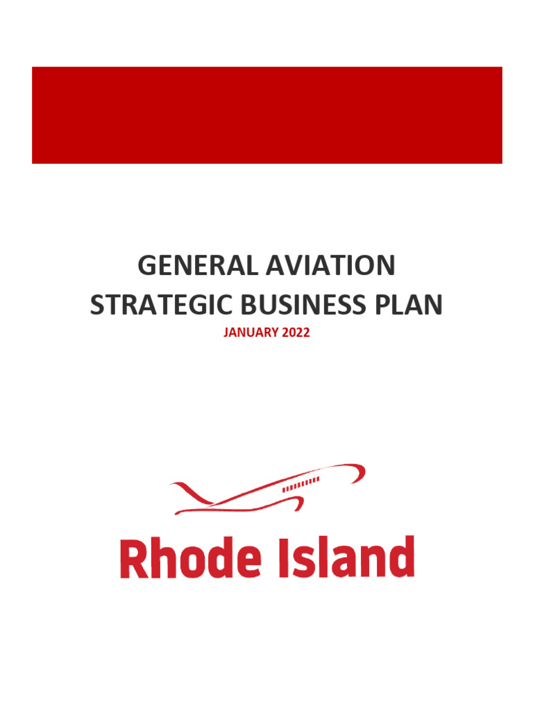 General Aviation Airport Business Plan | PDF | Airport | Swot Analysis
