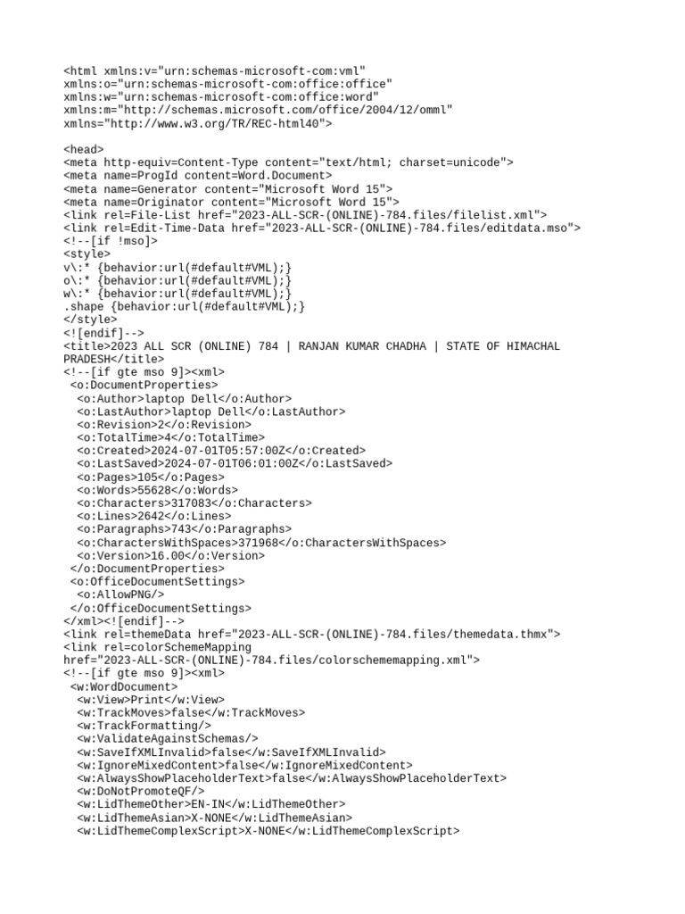 2023 All SCR (Online) 784 | PDF