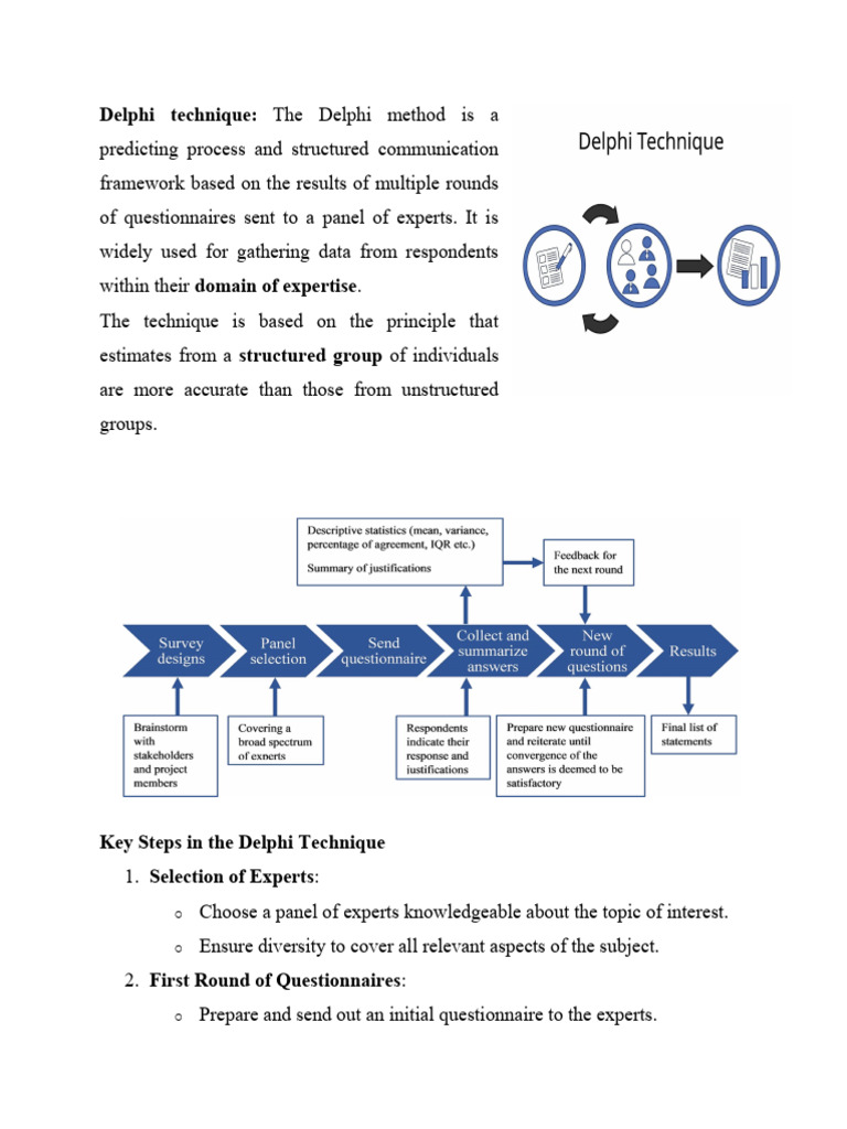 DElphi | PDF | Methodology | Scientific Method