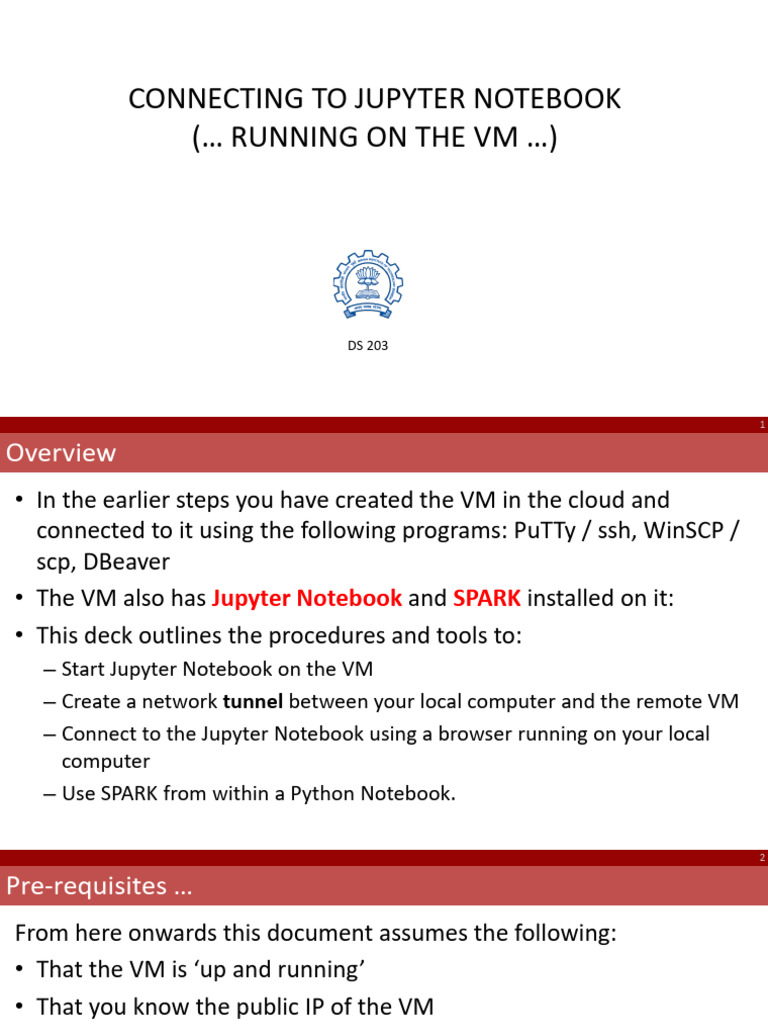 05-Connecting To Jupyter Notebook | PDF | Secure Shell | Computing Platforms