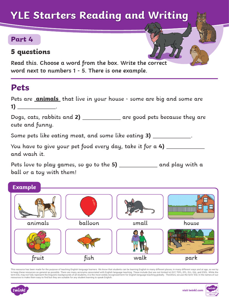 t-e-1681804990-esl-starters-reading-and-writing-part-4-worksheet-pets ...