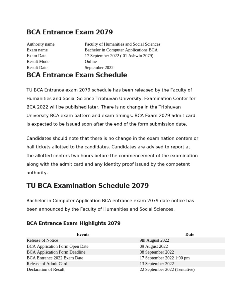 BCA | PDF | Tests | Educational Assessment And Evaluation