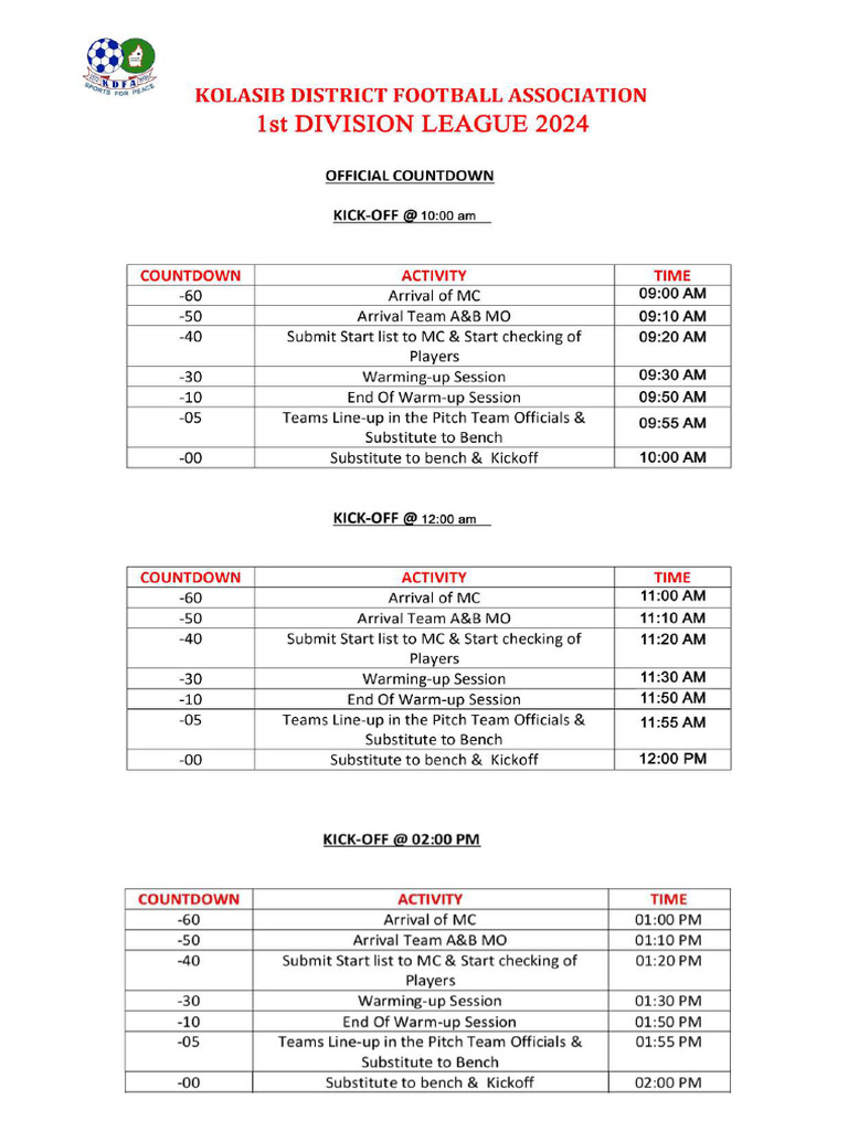 Official Countdown | PDF