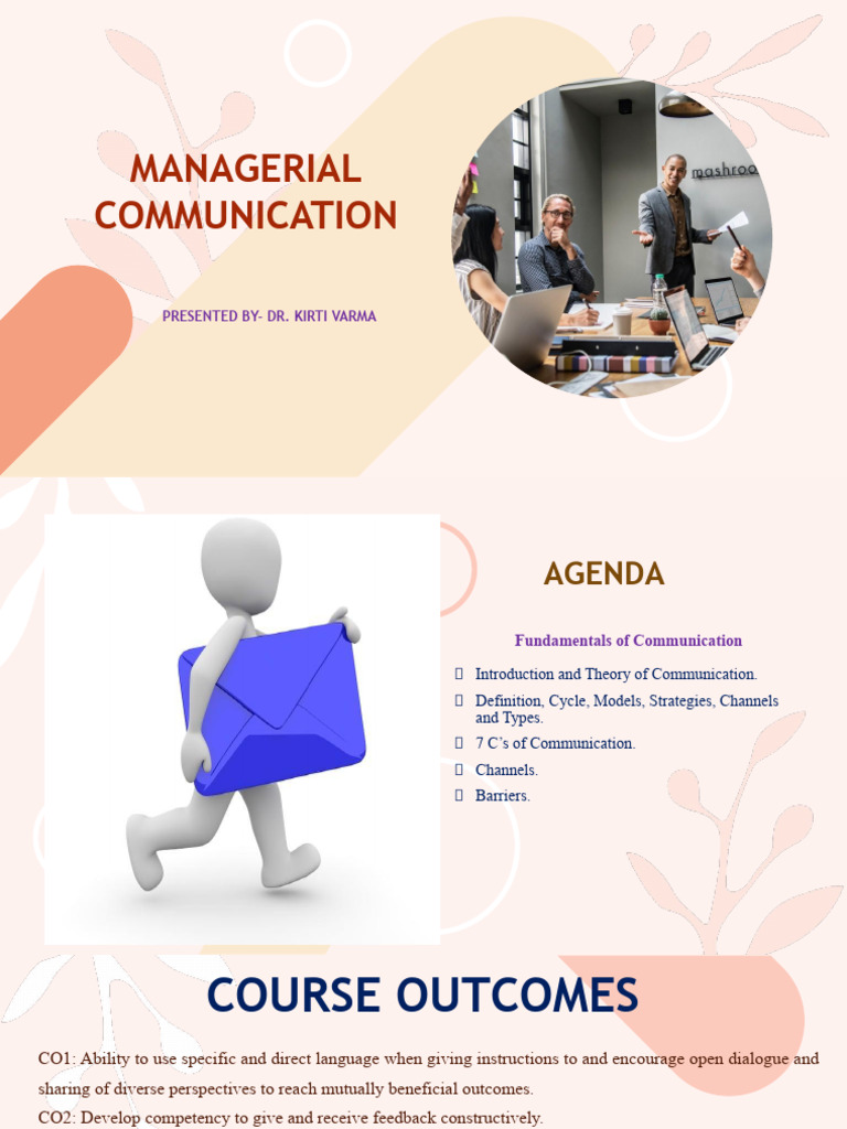 Managerial Communication.pptx | PDF | Communication | Stress (Biology)