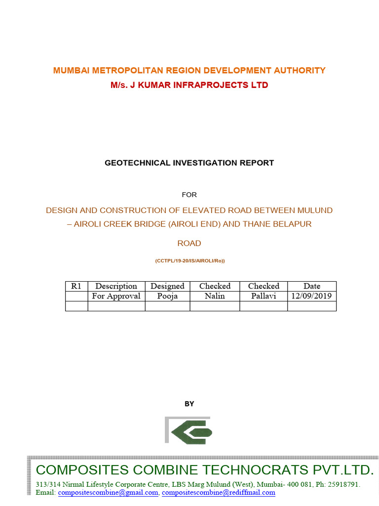 GT REPORT (Refer P91 As Per R2) | PDF | Civil Engineering