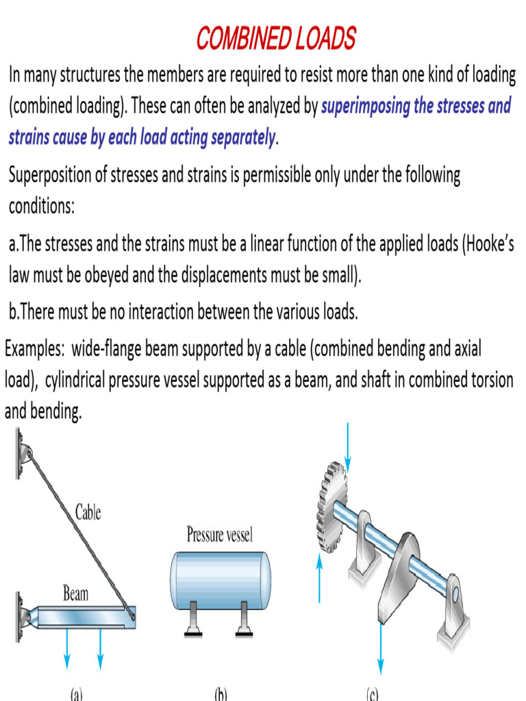 437combined Loading | PDF | Stress (Mechanics) | Bending