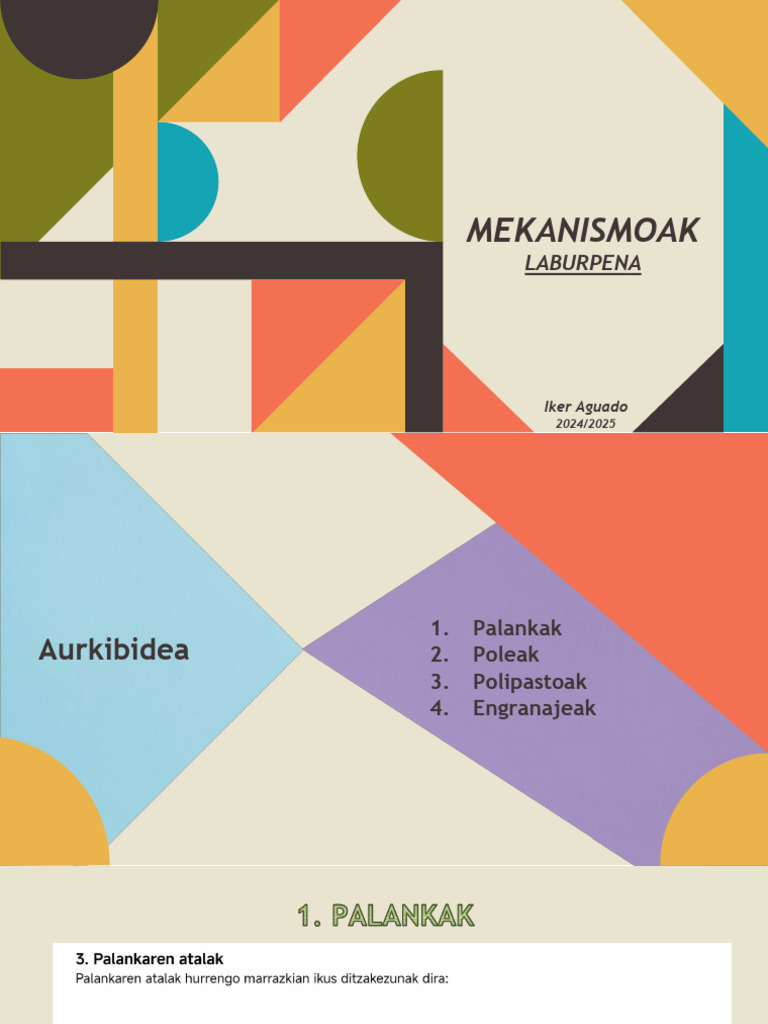 Mekanismoak. Laburpena. | PDF