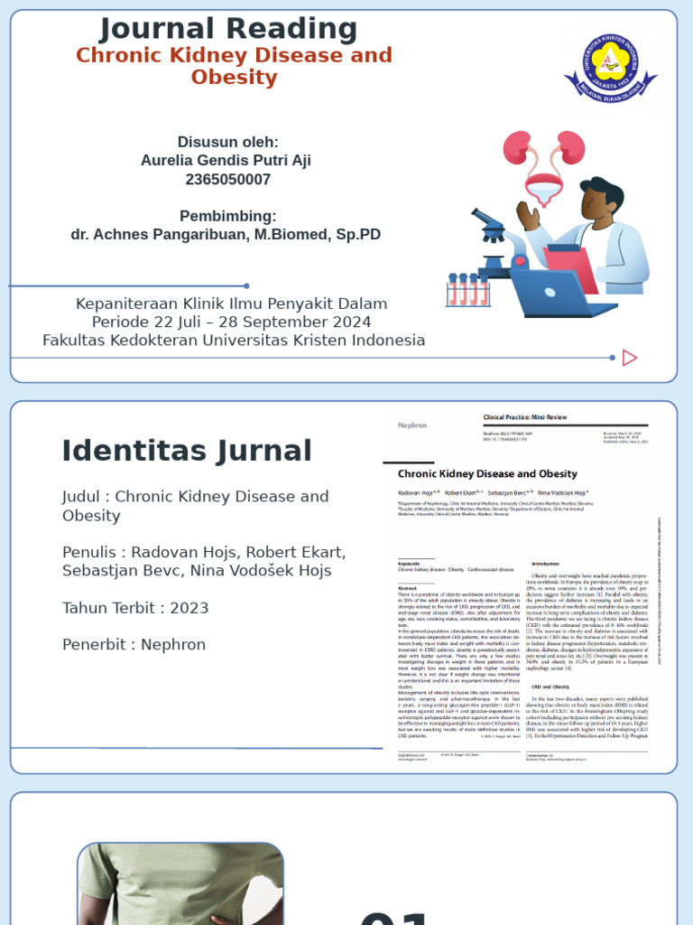 Journal Reading CHRONIC KIDNEY DISEASE AND OBESITY - Aurelia Gendis ...