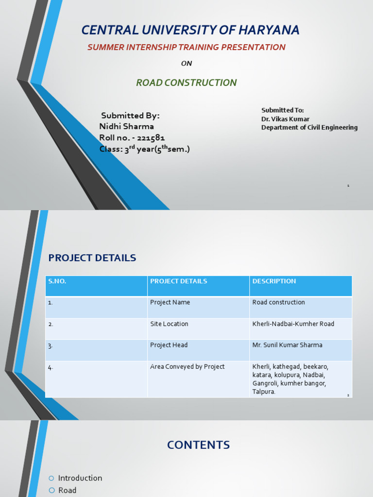 Nidhi PPT-1 | PDF | Road Surface | Road