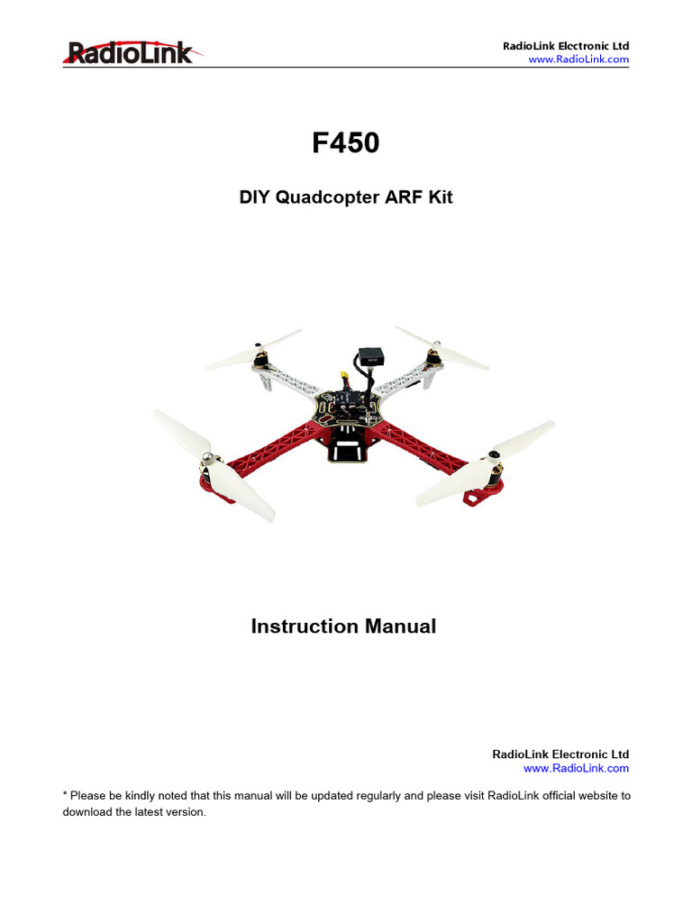 F450Manual_241226_055614 (1) | PDF | Aircraft